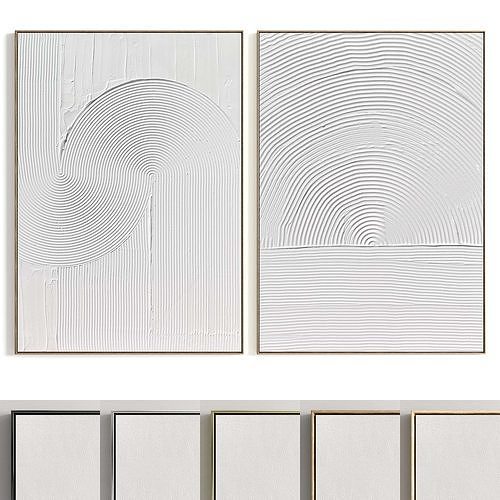 3D model Plaster Two Photo Frame 449 VR / AR / low-poly | CGTrader