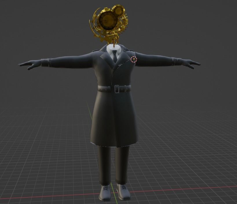 Clock Man 3D Model 3D model | CGTrader