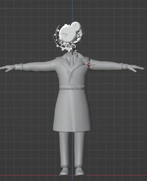 Clock Man 3D Model 3D model | CGTrader