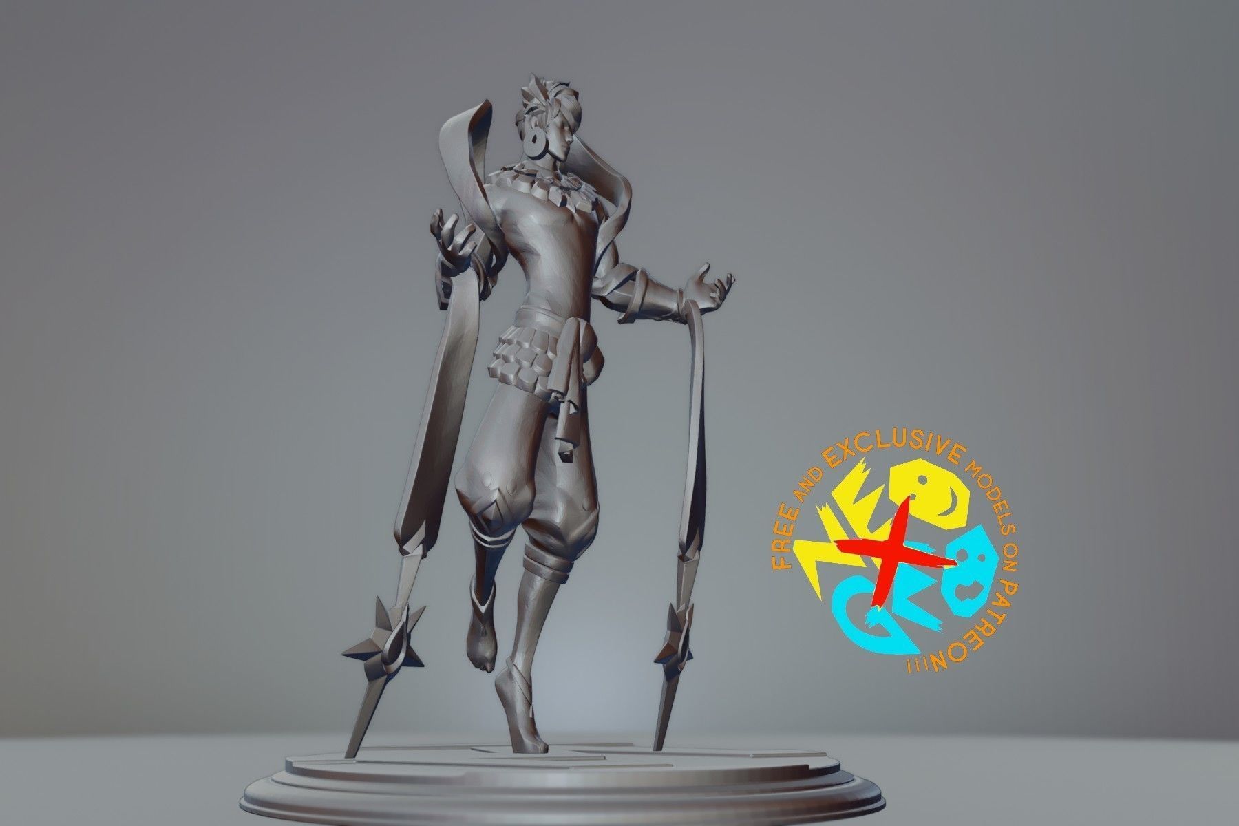 Vale Mobile Legends 3d Model 3d Printable Cgtrader