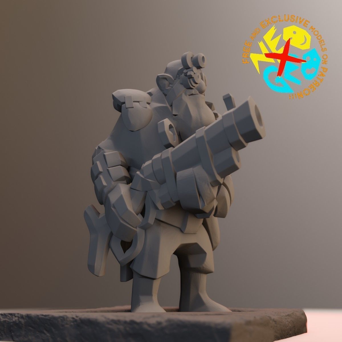 SNIPER - DOTA 2 3D model 3D printable | CGTrader