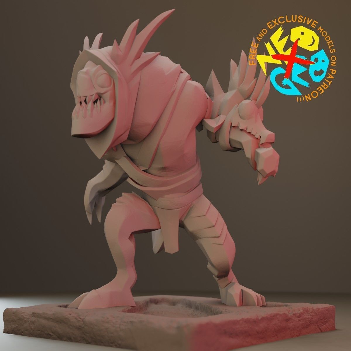 SLARK - DOTA 2 3D model 3D printable | CGTrader