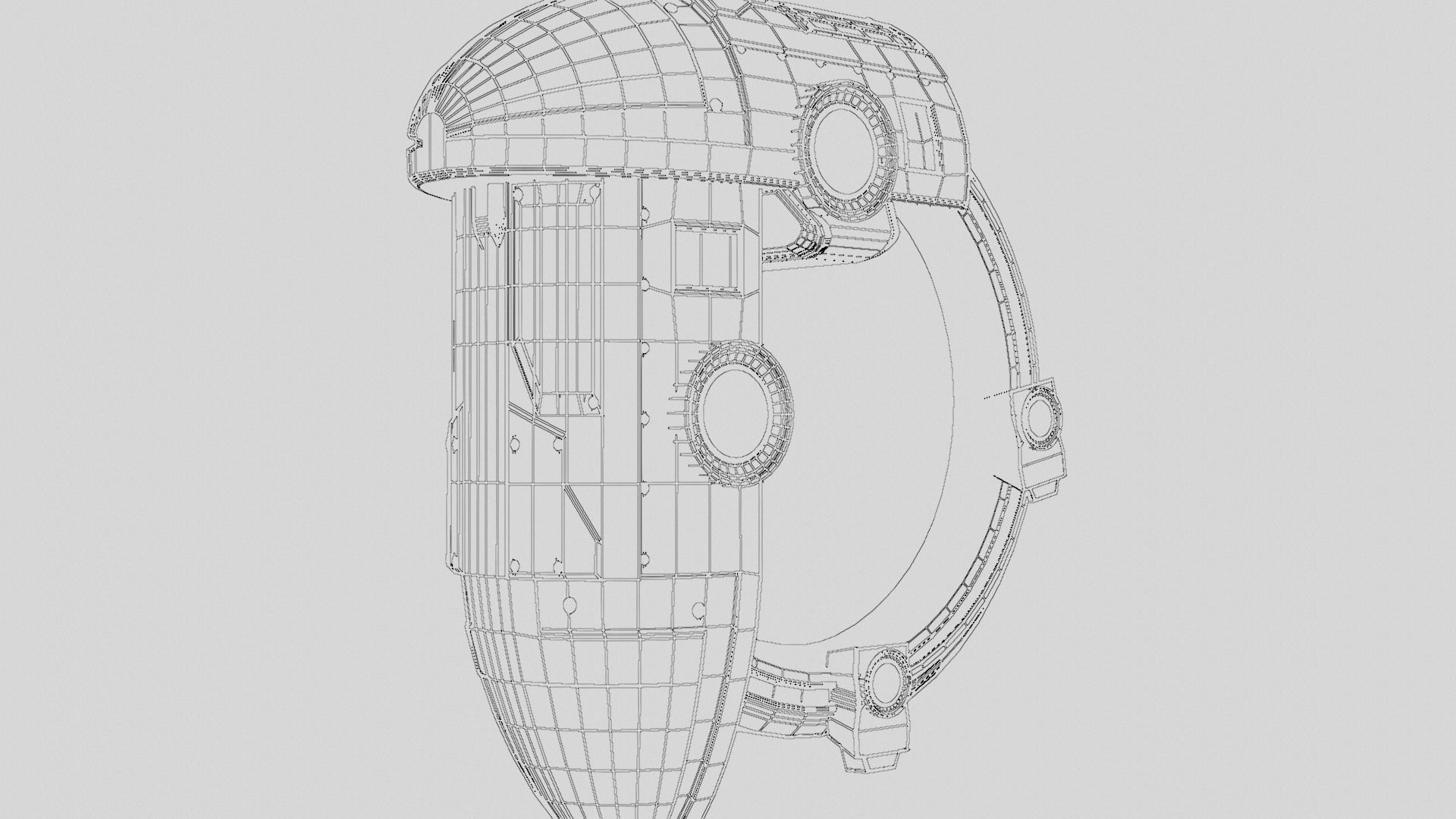 futuristic sci-fi spaceship rusty free 3D model | CGTrader