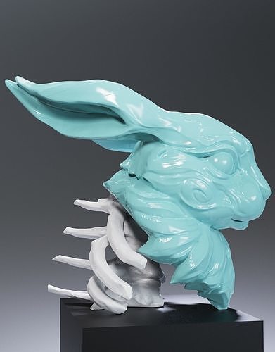 Rabbit Skeleton 3D model 3D printable | CGTrader