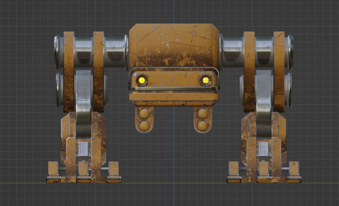 Old Battle Mech free VR / AR / low-poly 3D model | CGTrader