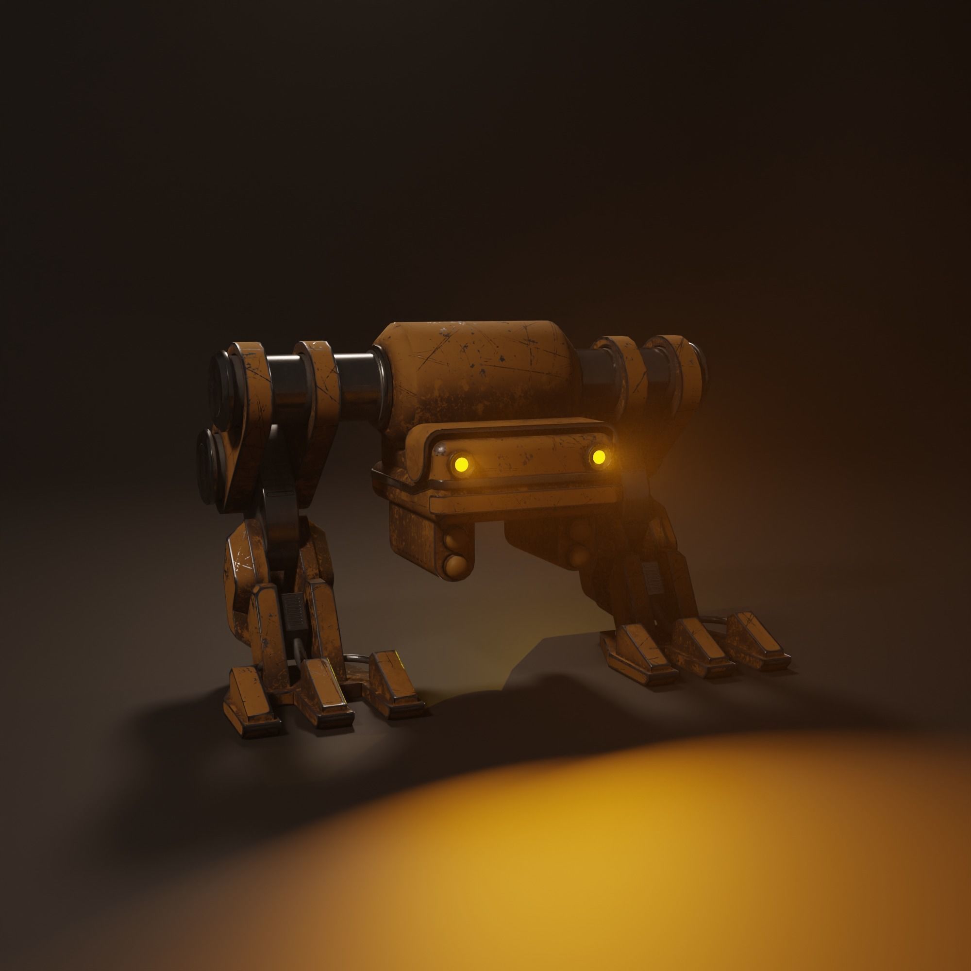 Old Battle Mech free VR / AR / low-poly 3D model | CGTrader