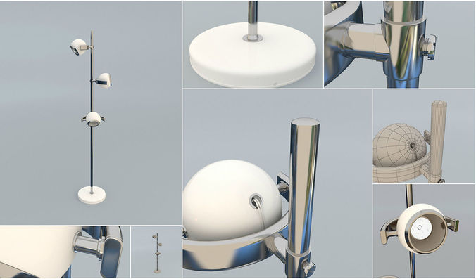 Modern Designer Lamp 3D model | CGTrader