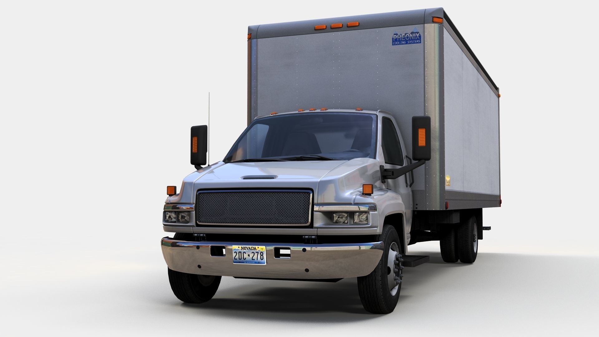 3D model Generic box truck VR / AR / low-poly | CGTrader
