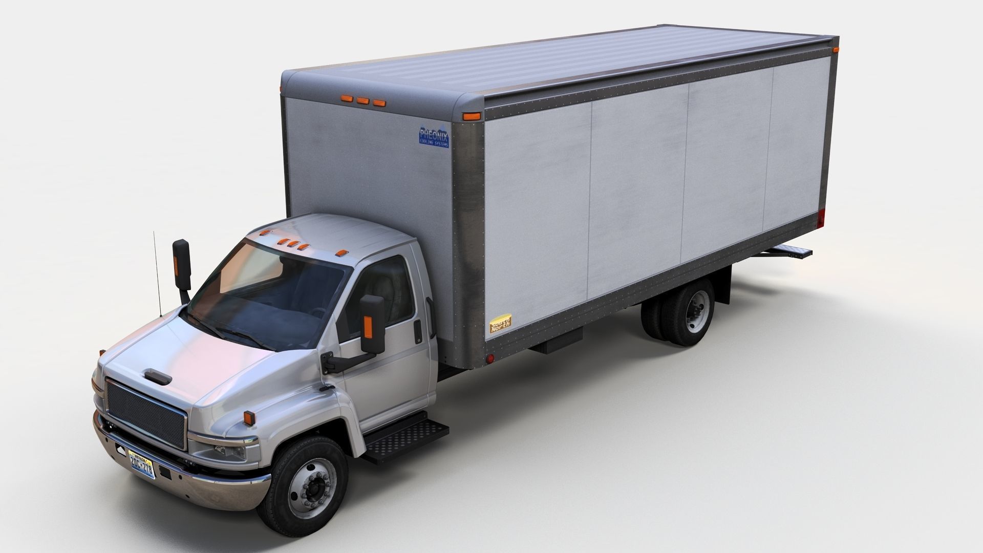 3D model Generic box truck VR / AR / low-poly | CGTrader