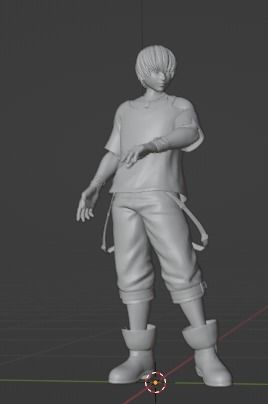 Chris king of fighters 3D model 3D printable | CGTrader