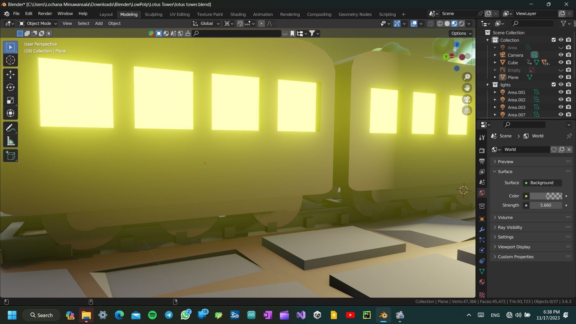 3D model 3D Lotus Tower SriLanka model VR / AR / low-poly | CGTrader