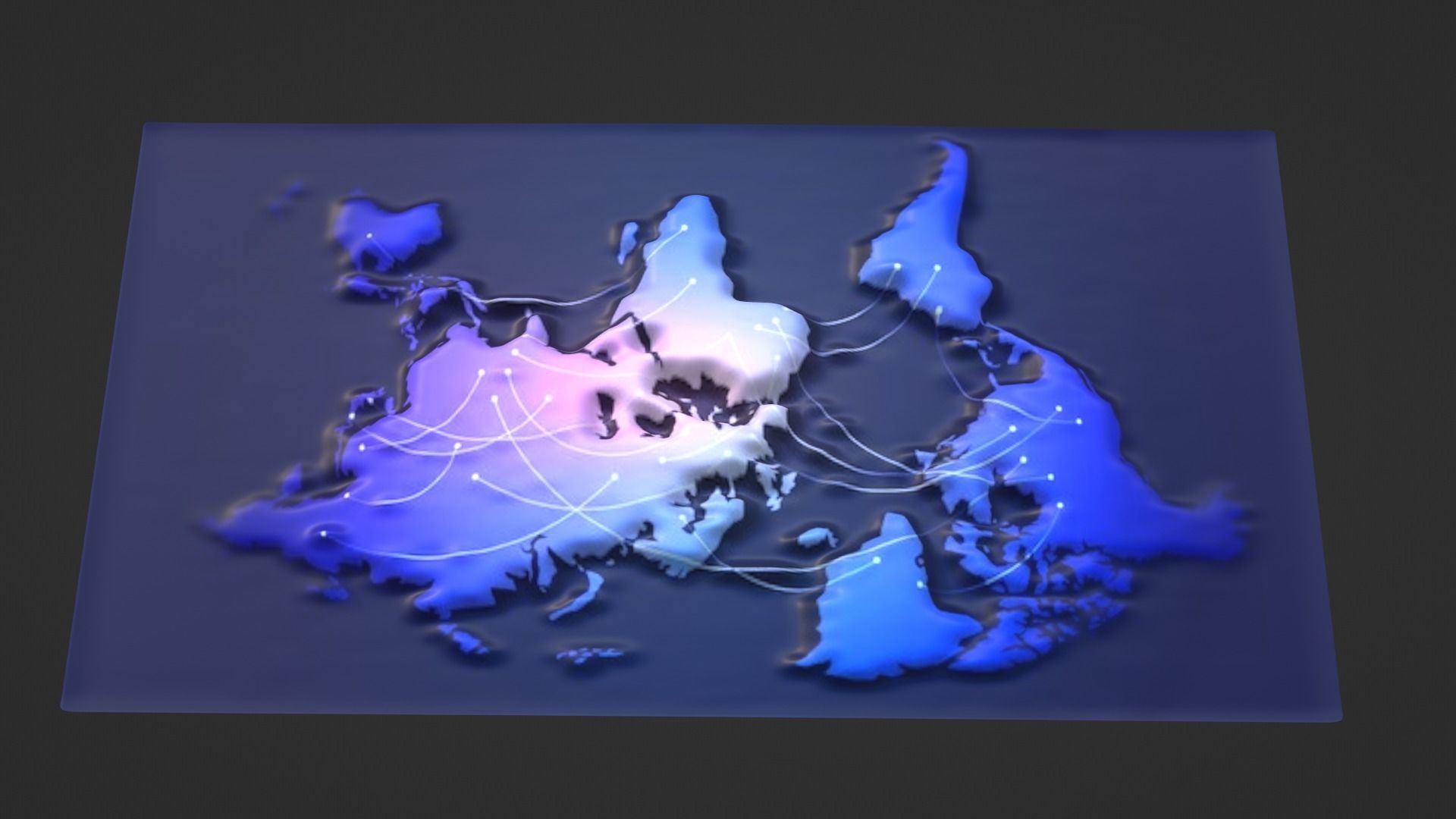 3D model World Map Topography VR / AR / low-poly | CGTrader