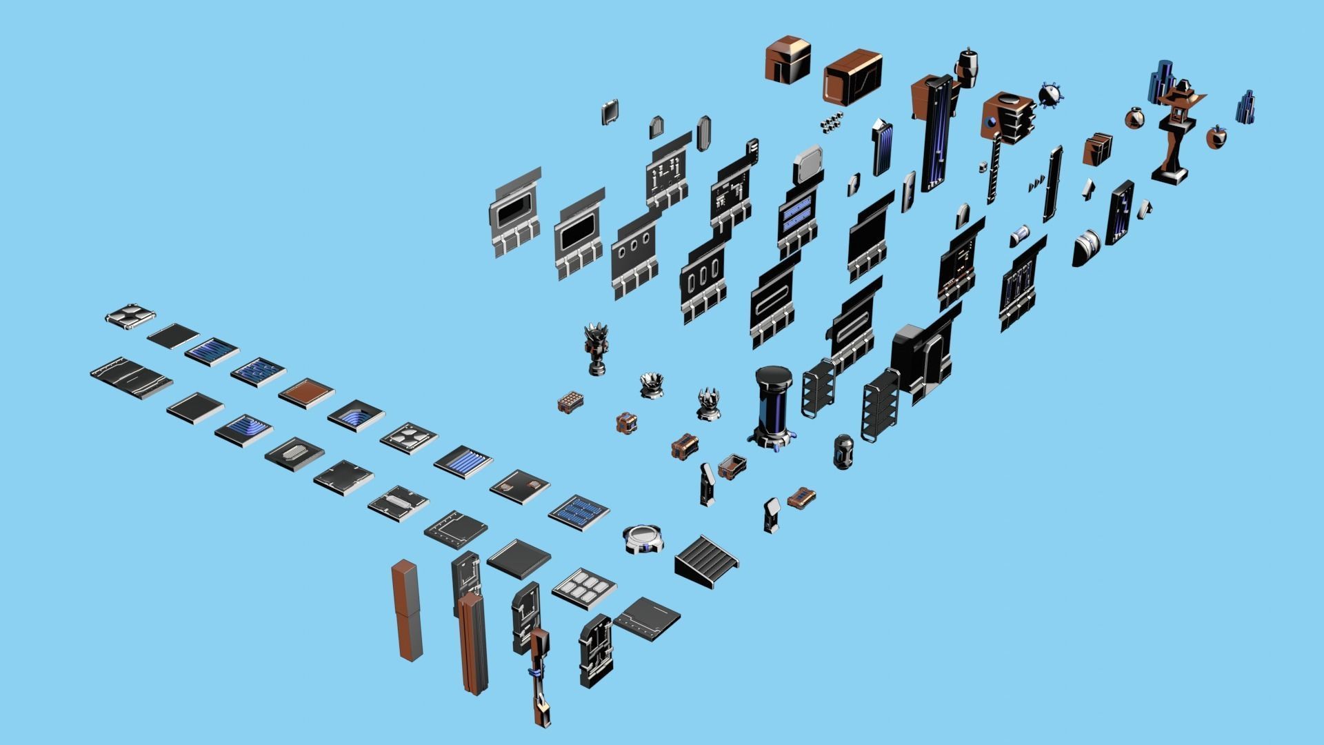 3D model Multi 3D Asset Pack VR / AR / low-poly | CGTrader