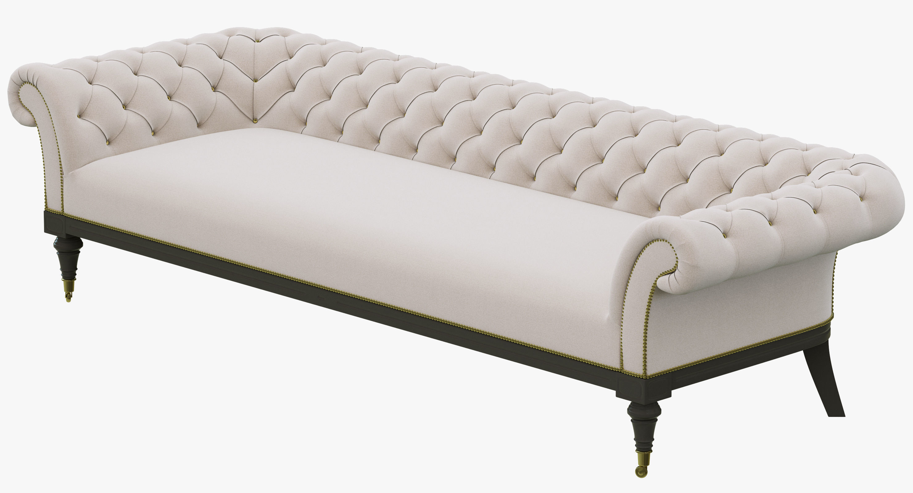 Restoration Hardware Islington Chesterfield Upholstered Sofa 3D model ...