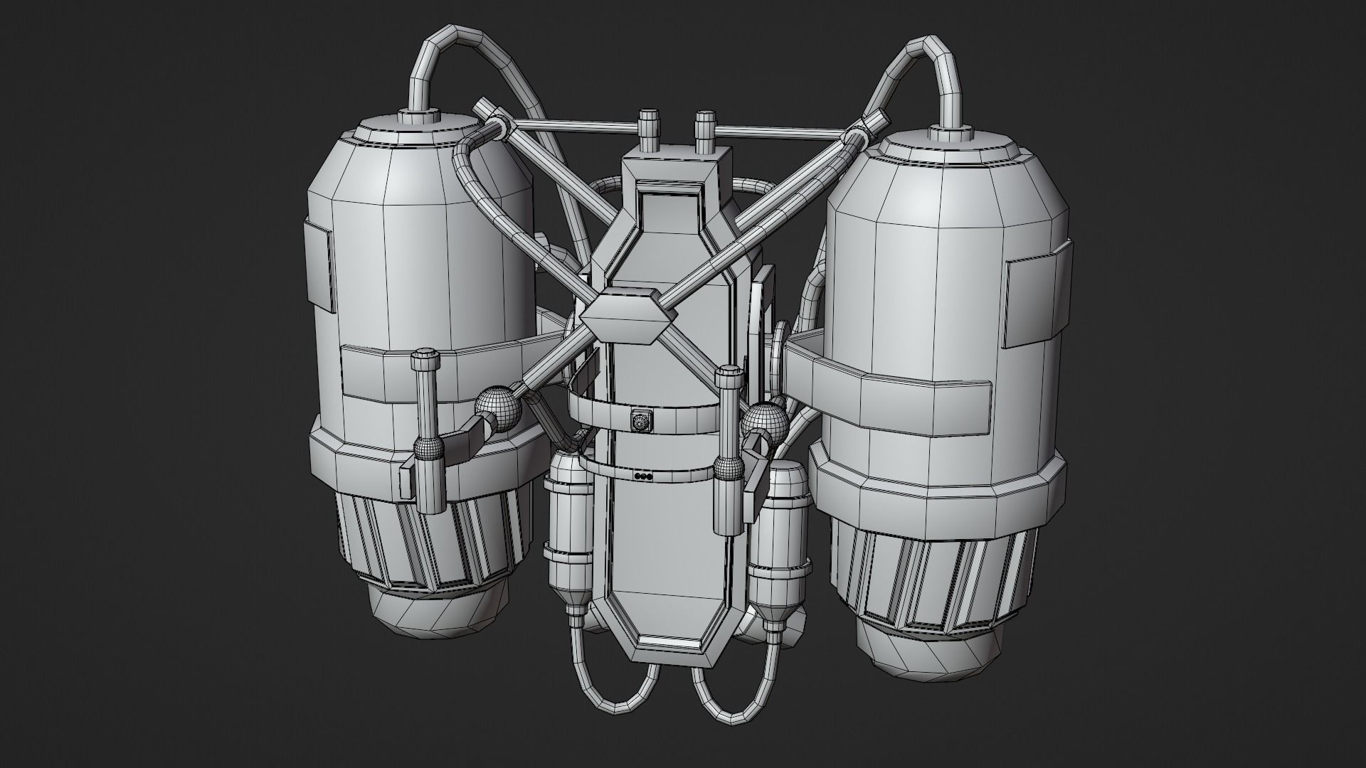 3D model Jetpack v1 VR / AR / low-poly | CGTrader