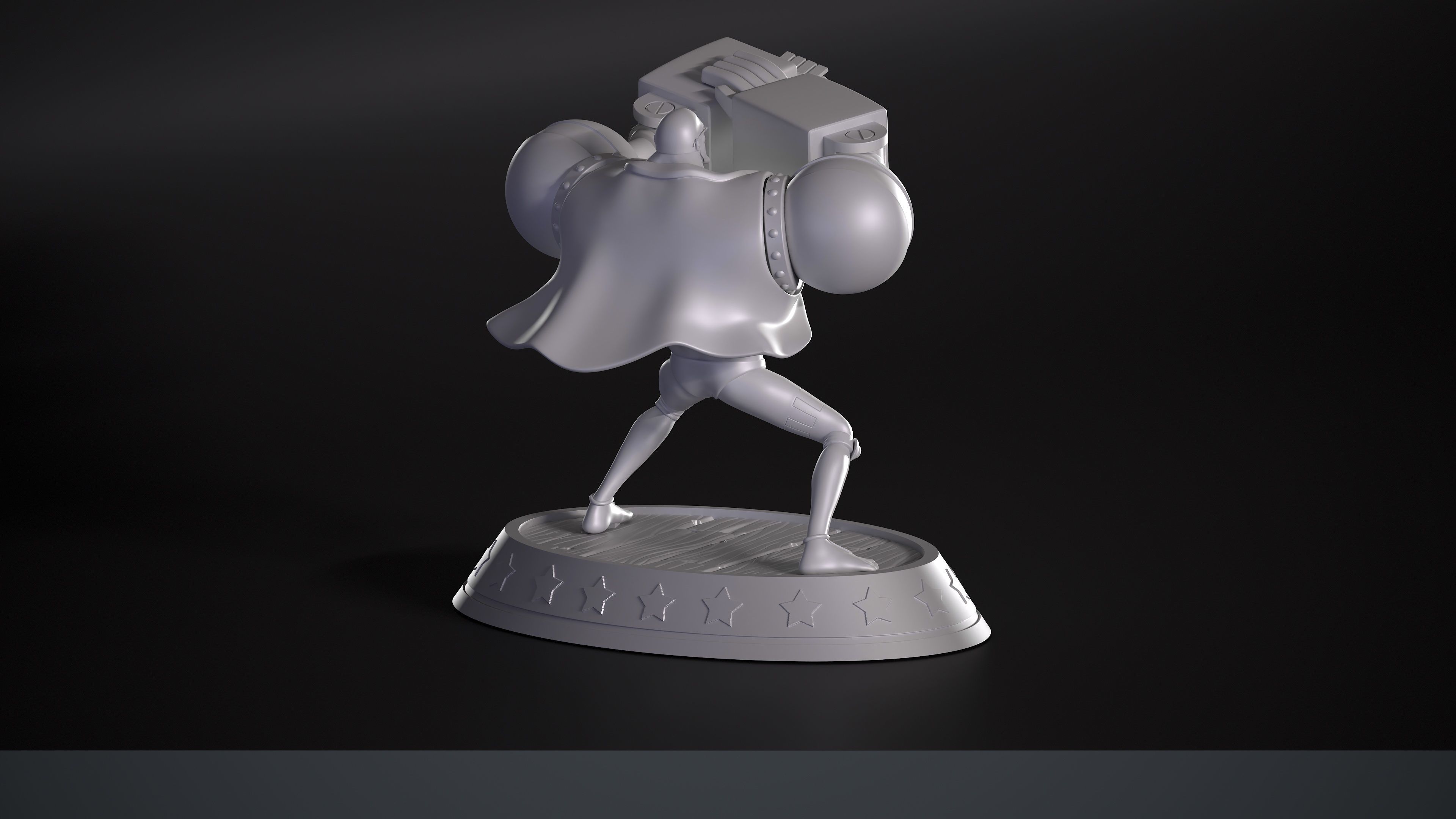 Franky from One Piece 3D model 3D printable | CGTrader