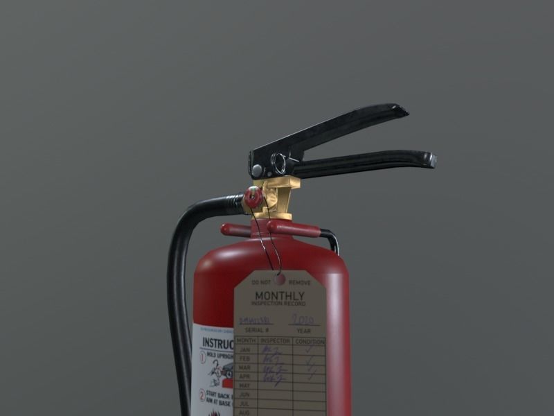 3D model Game-ready Fire Extinguisher Prop VR / AR / low-poly | CGTrader