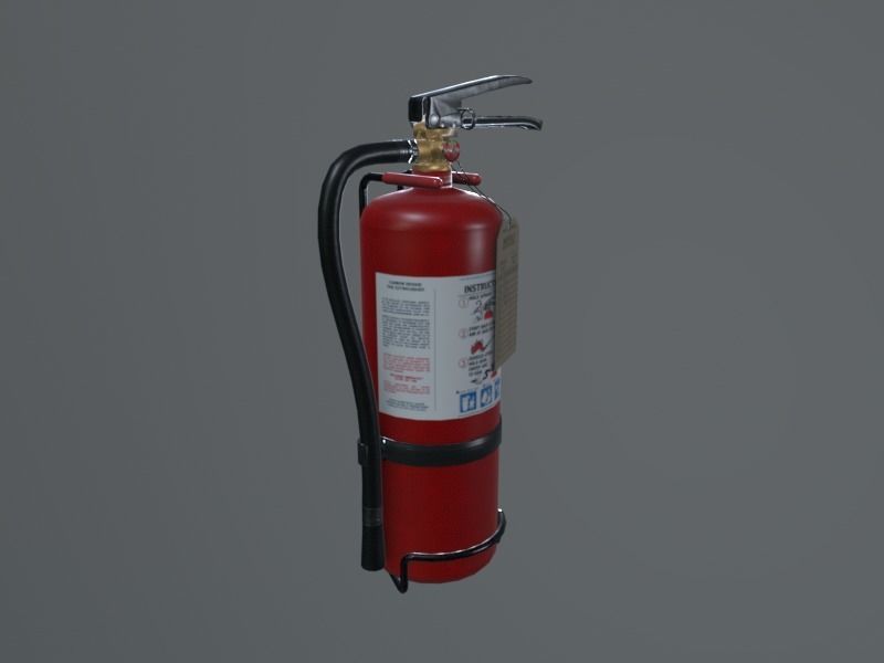 3D model Game-ready Fire Extinguisher Prop VR / AR / low-poly | CGTrader