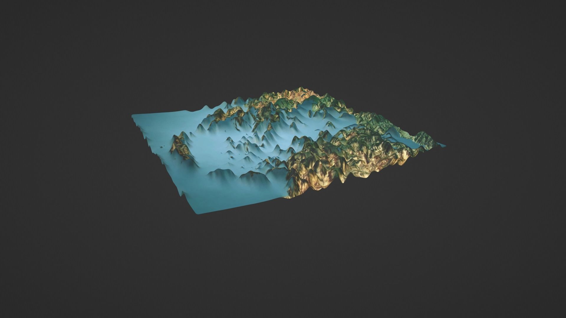 3D model Aegean Sea Map Topography VR / AR / low-poly | CGTrader