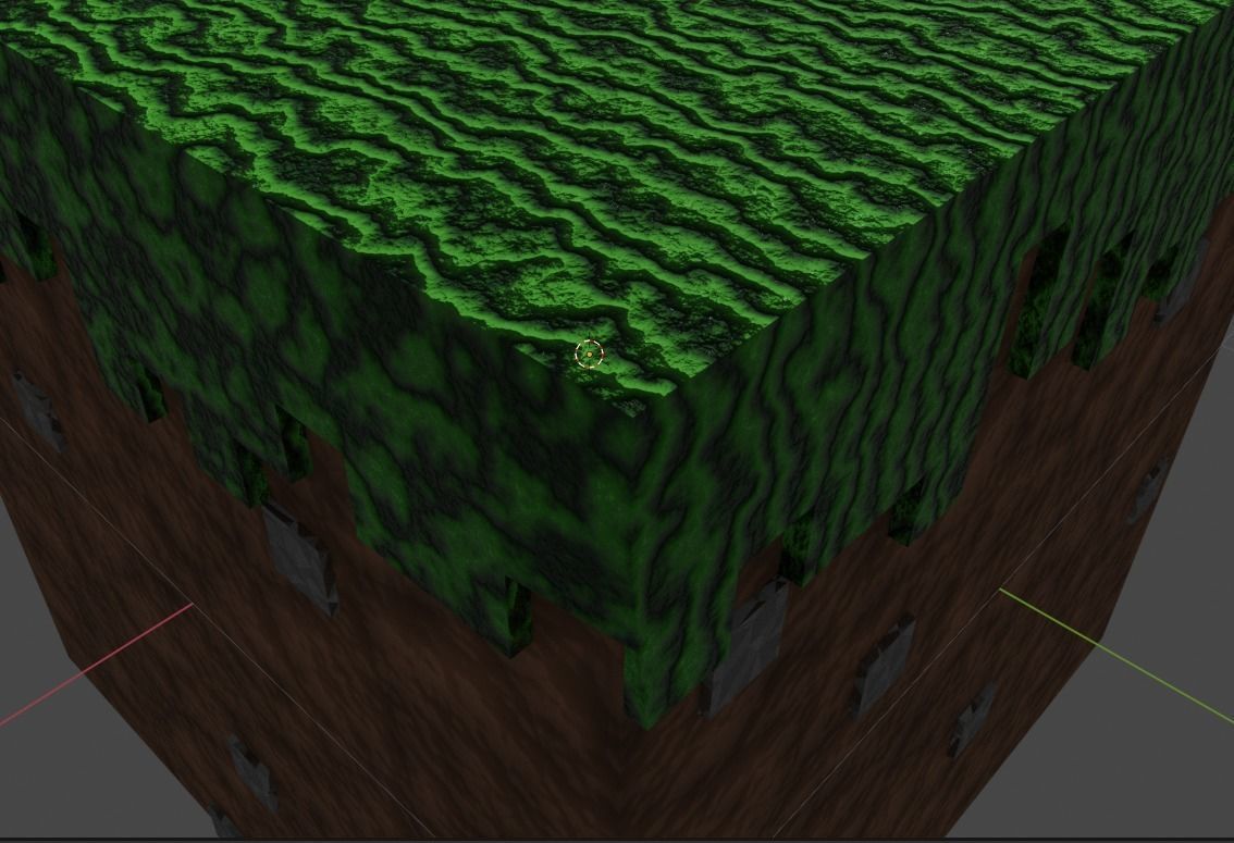 Free Minecraft Grass Block free 3D model | CGTrader