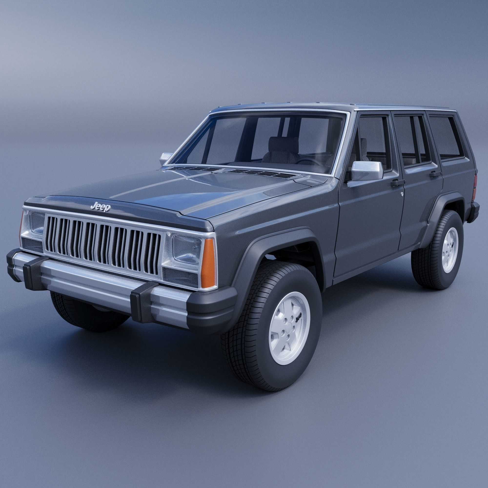 Jeep Cherokee XJ 1984 3D model 3D printable | CGTrader