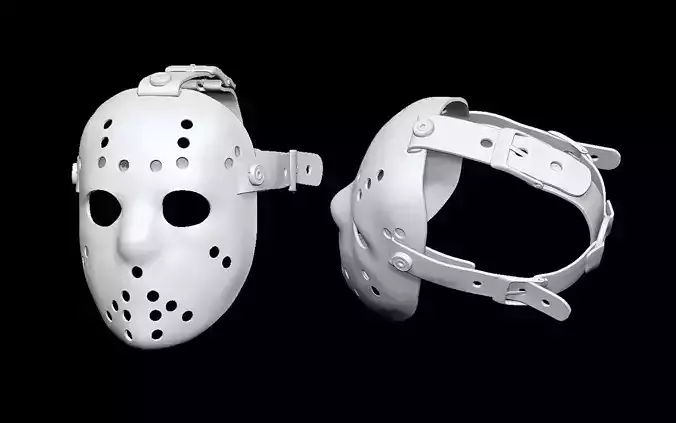 hockey mask horror 3D model | CGTrader