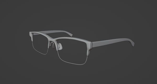 3D Round Glasses FREE free 3D model 3D printable | CGTrader