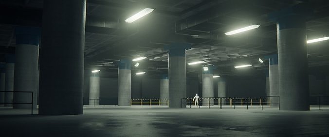 Realistic Industrial Environment 3D model | CGTrader