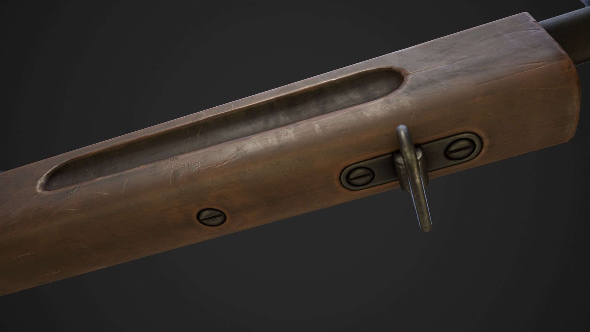 3D model M1A1 Thompson SMG VR / AR / low-poly | CGTrader