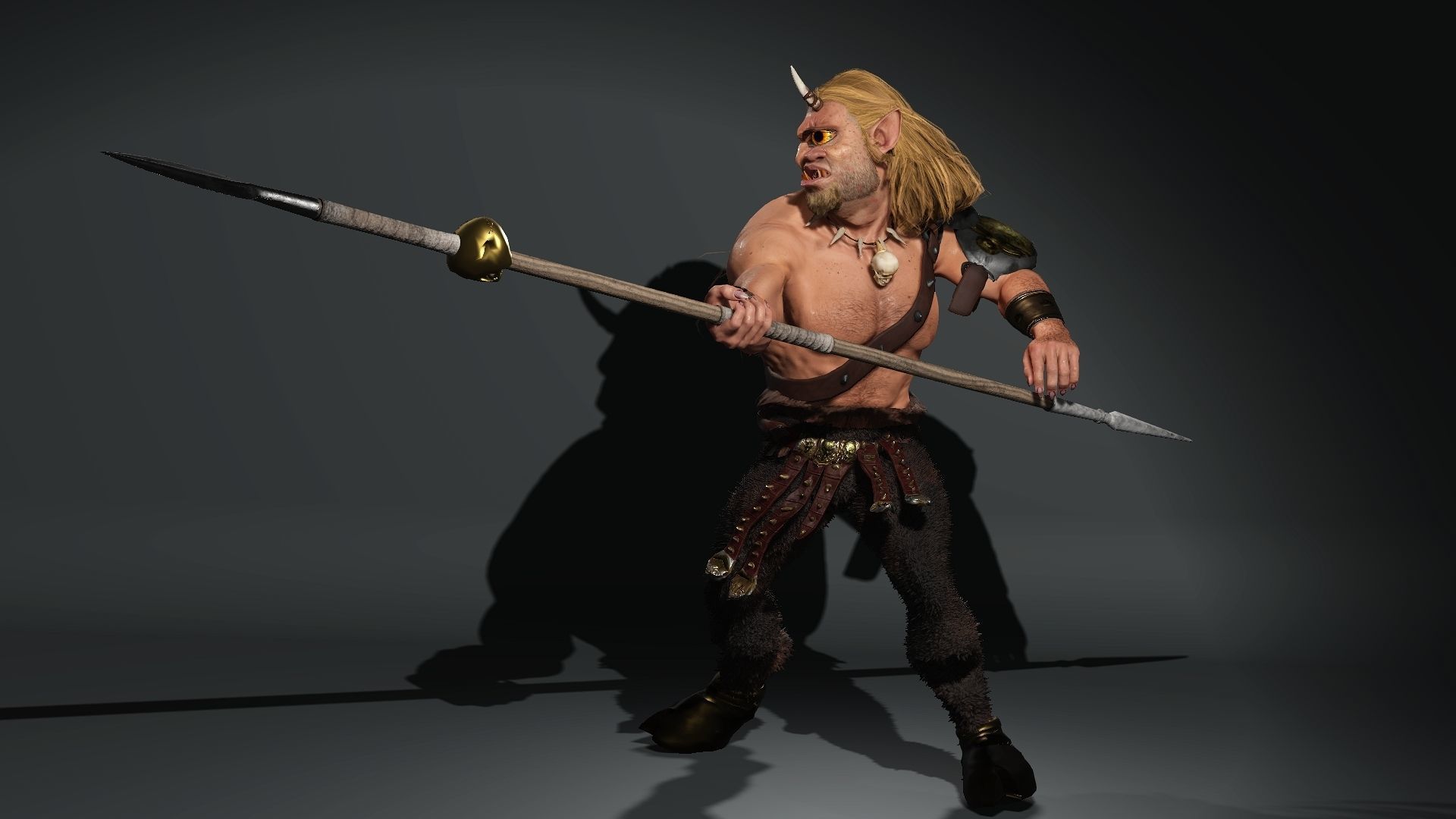 Monster High quality character full Rigged and Animated 3D model ...