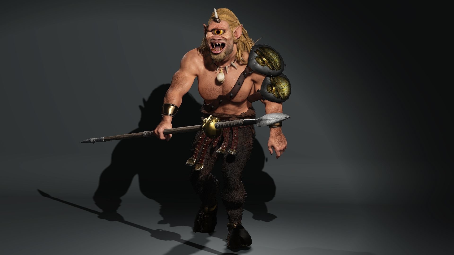 Monster High quality character full Rigged and Animated 3D model ...