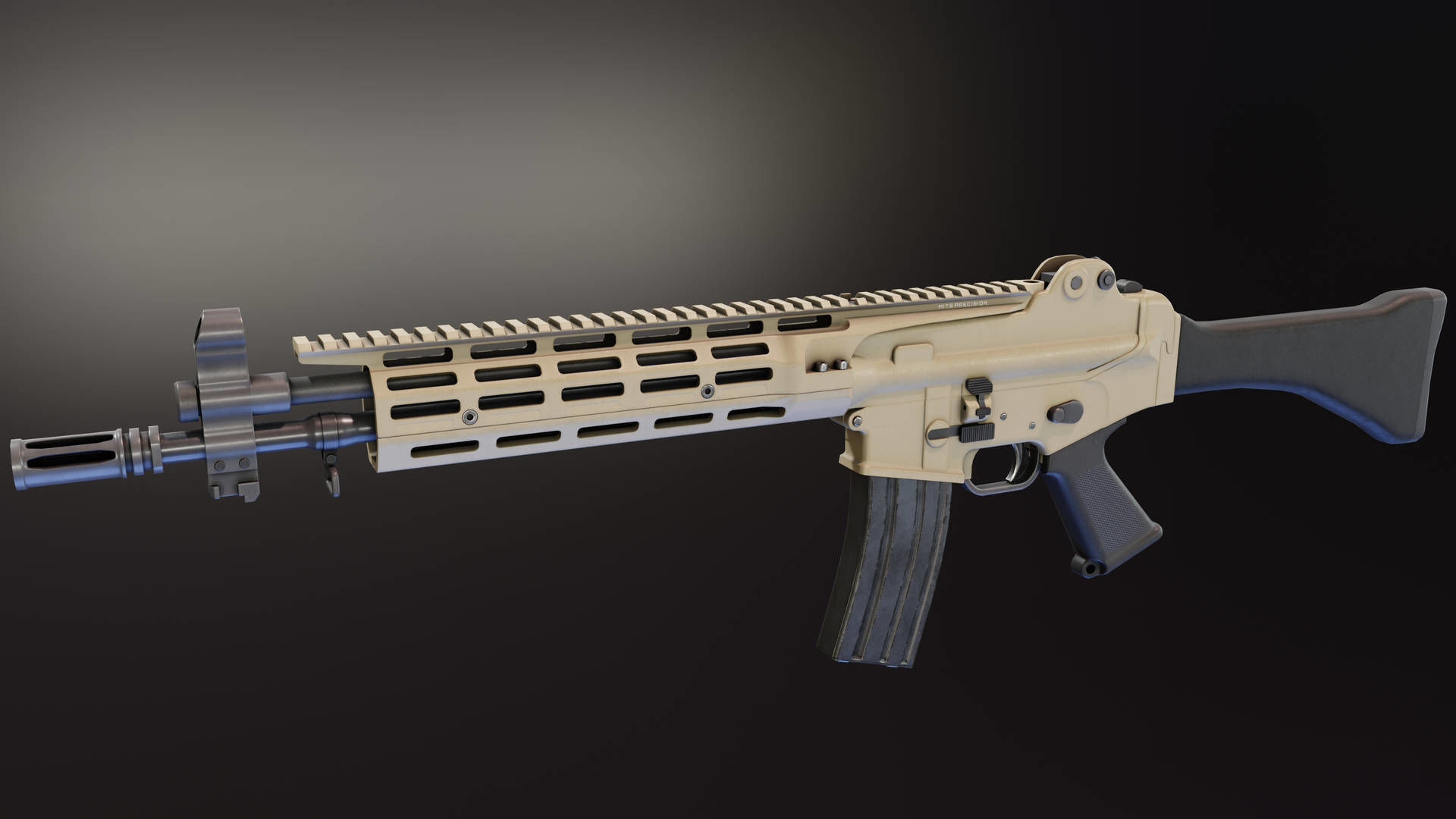 3D model Daewoo K2 Rifle VR / AR / low-poly | CGTrader