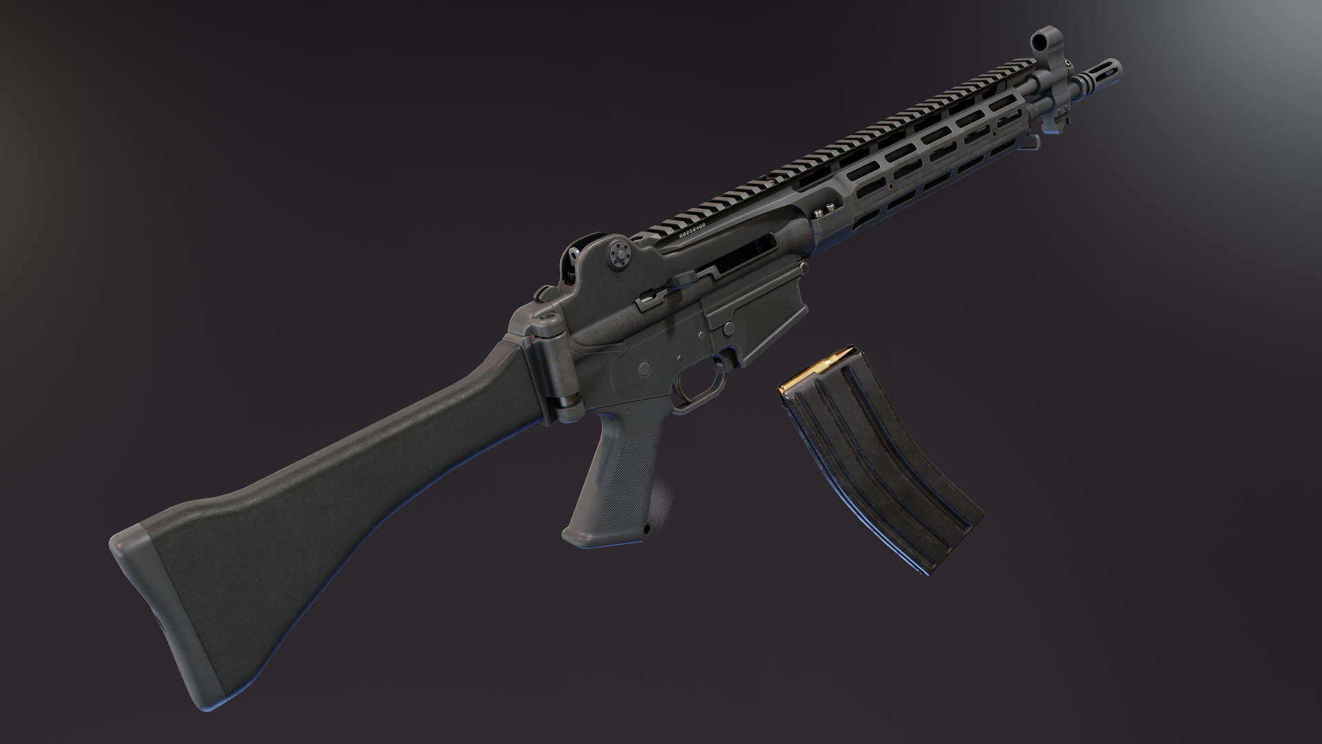 3D model Daewoo K2 Rifle VR / AR / low-poly | CGTrader