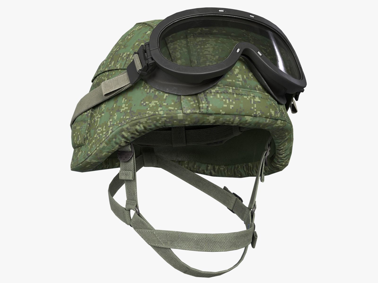 3D model Trooper Helmet 6B47 with Goggles VR / AR / low-poly | CGTrader