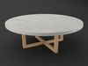 RH-HESTON ROUND DINING TABLE 3D model | CGTrader
