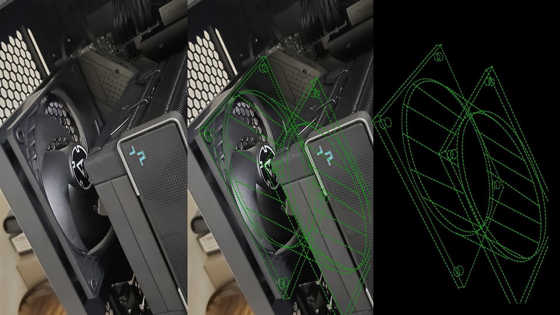 120mm fan offset duct Fan 3D model 3D printable | CGTrader