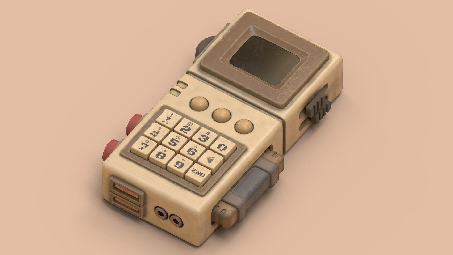 3D model Cassette Futurism Handheld Device VR / AR / low-poly | CGTrader