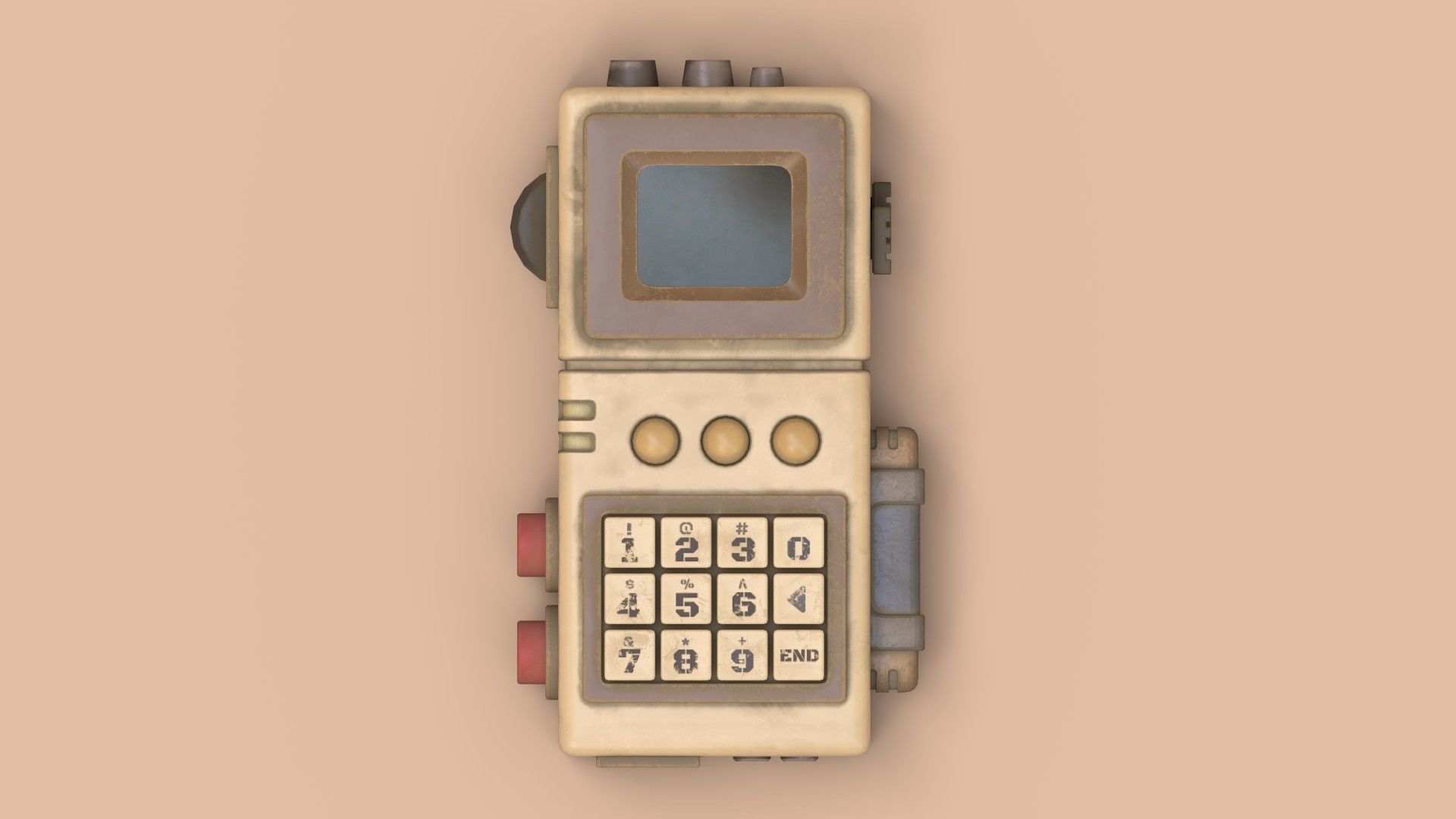 3D model Cassette Futurism Handheld Device VR / AR / low-poly | CGTrader