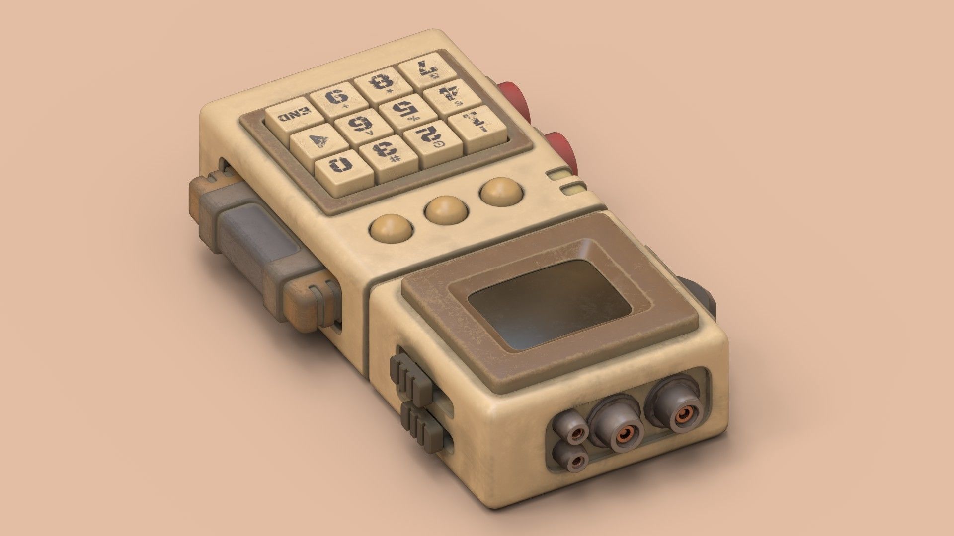 3D model Cassette Futurism Handheld Device VR / AR / low-poly | CGTrader