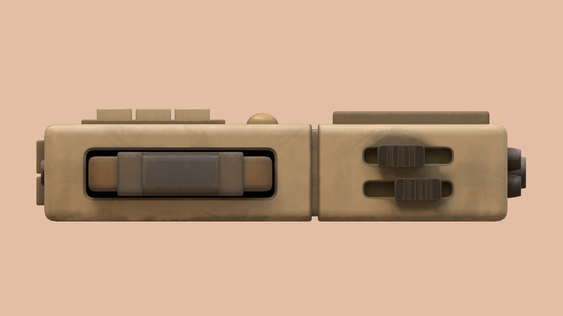 3D model Cassette Futurism Handheld Device VR / AR / low-poly | CGTrader