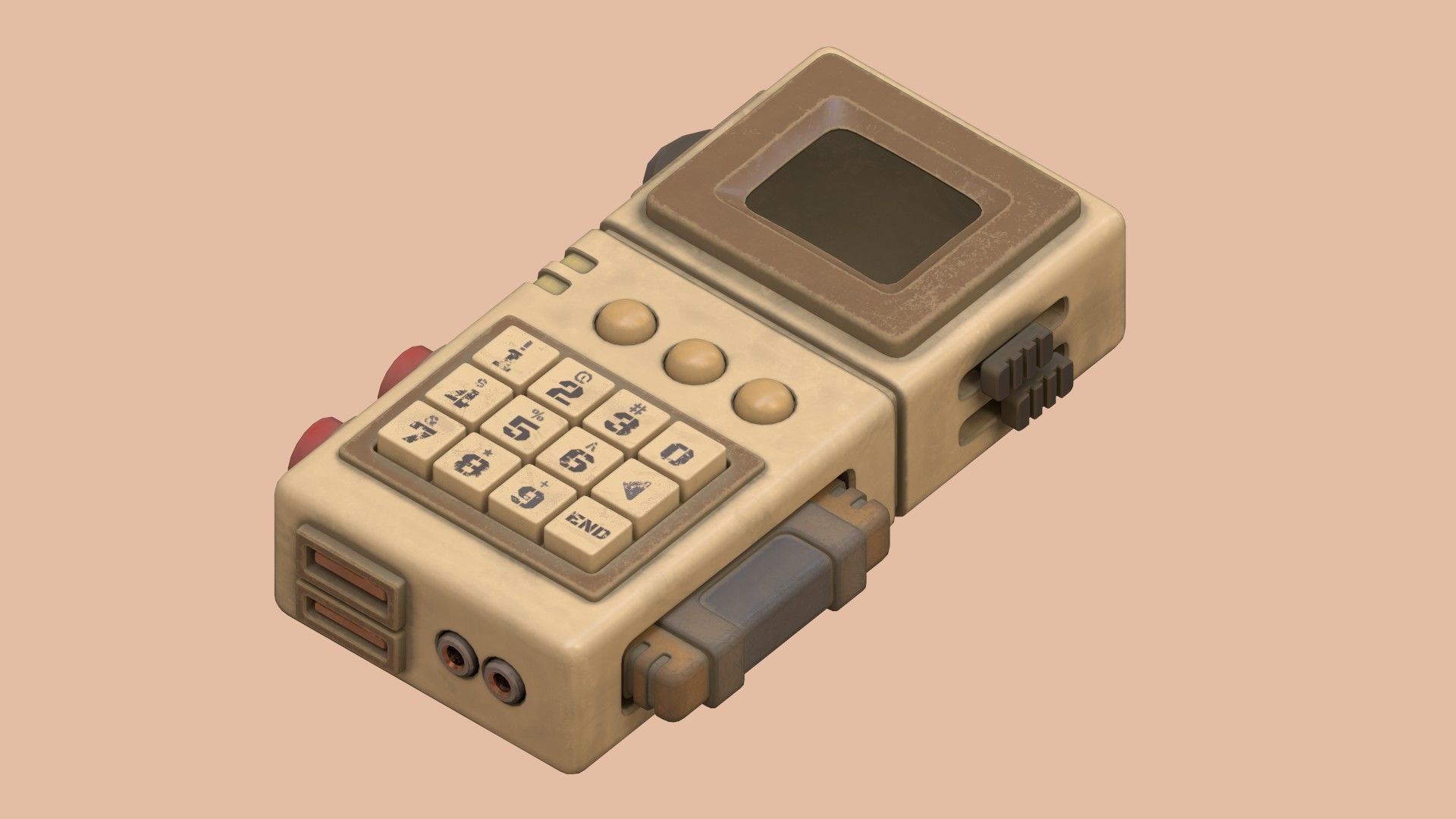 3D model Cassette Futurism Handheld Device VR / AR / low-poly | CGTrader