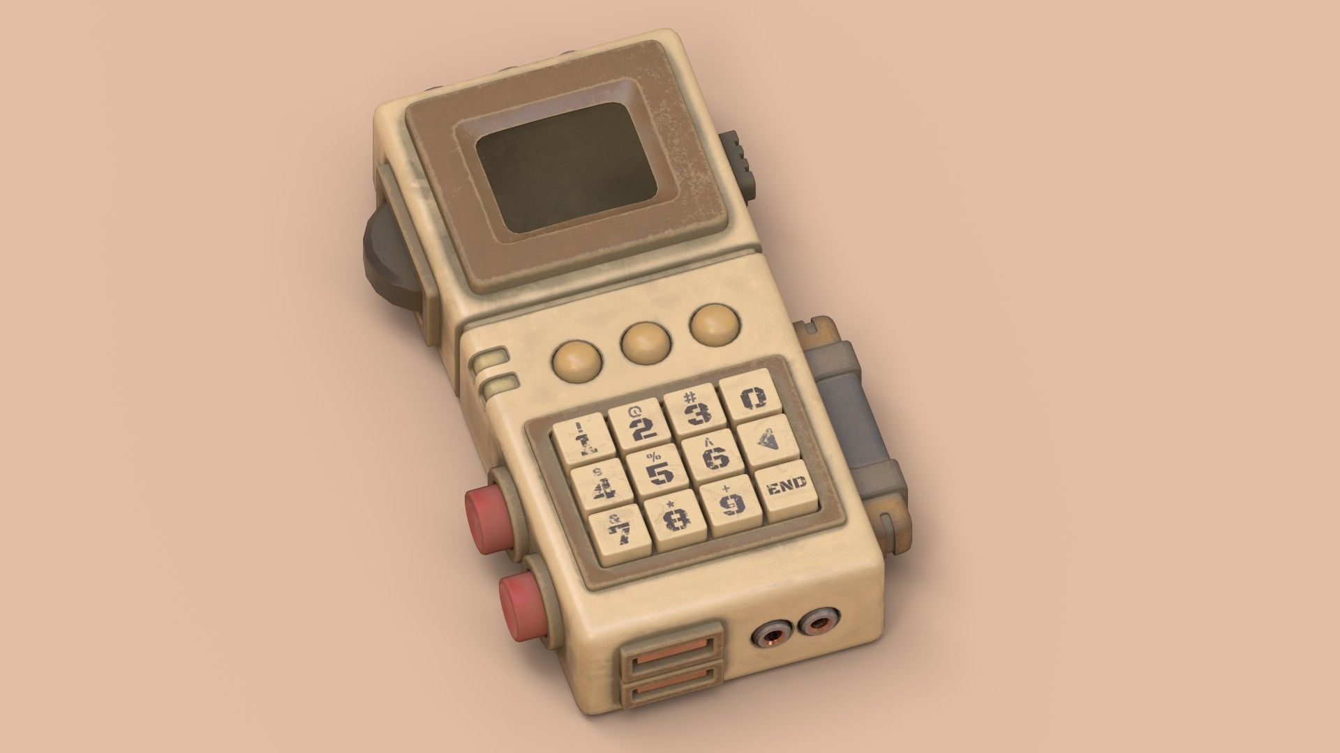 3D model Cassette Futurism Handheld Device VR / AR / low-poly | CGTrader