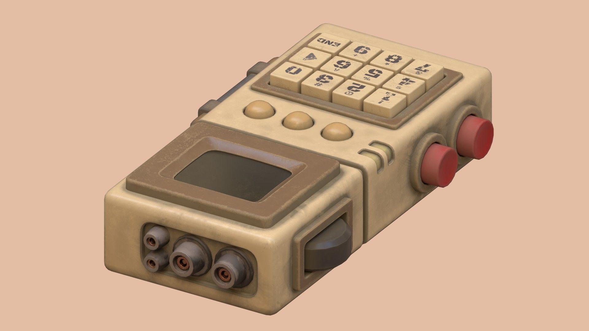 3D model Cassette Futurism Handheld Device VR / AR / low-poly | CGTrader