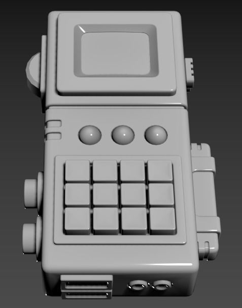 3D model Cassette Futurism Handheld Device VR / AR / low-poly | CGTrader