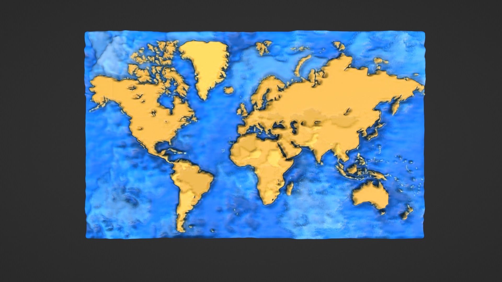 3D model World Map Topography VR / AR / low-poly | CGTrader