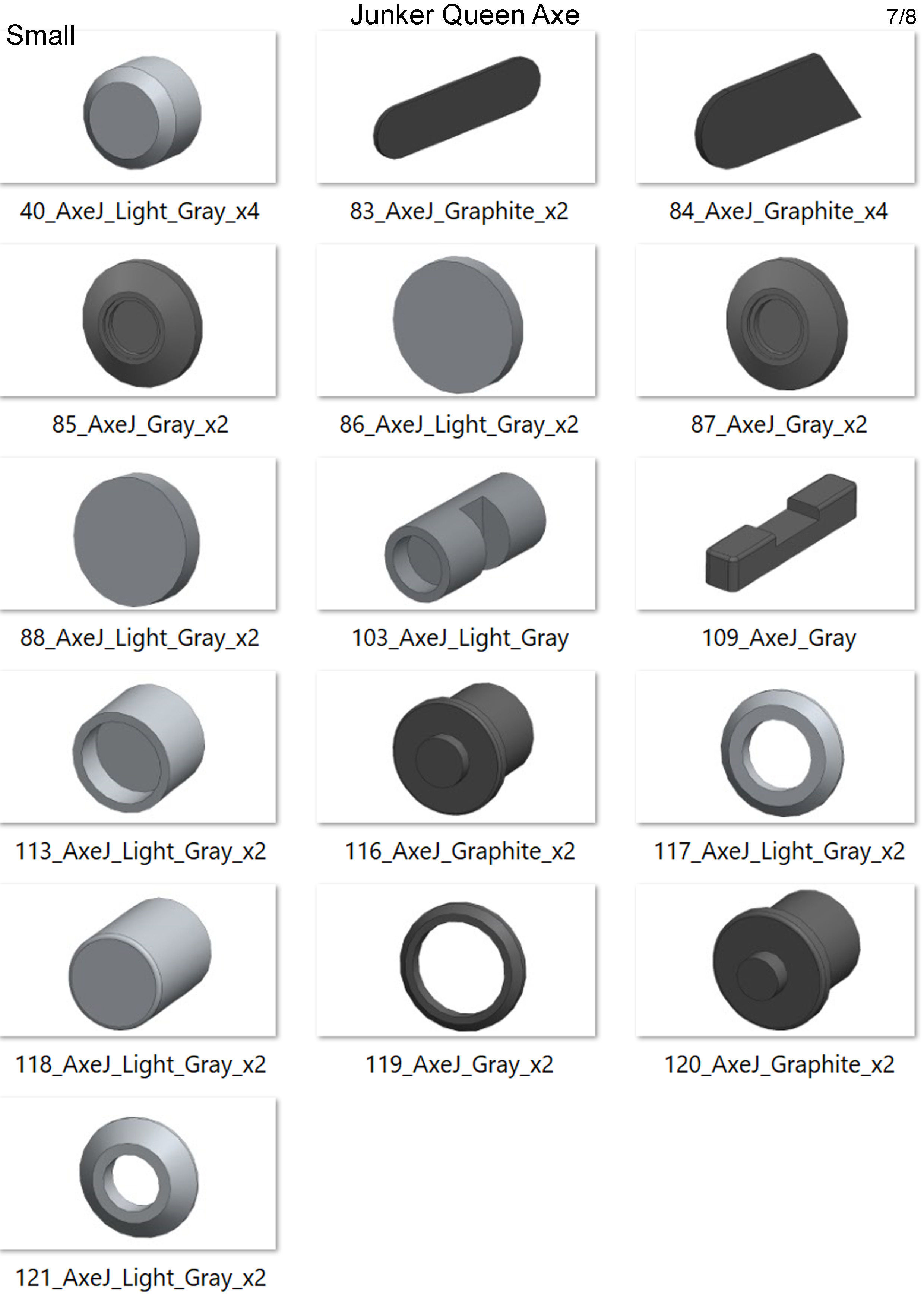 Junker Queen Axe - Overwatch - Printable 3d model - STL files 3D model ...