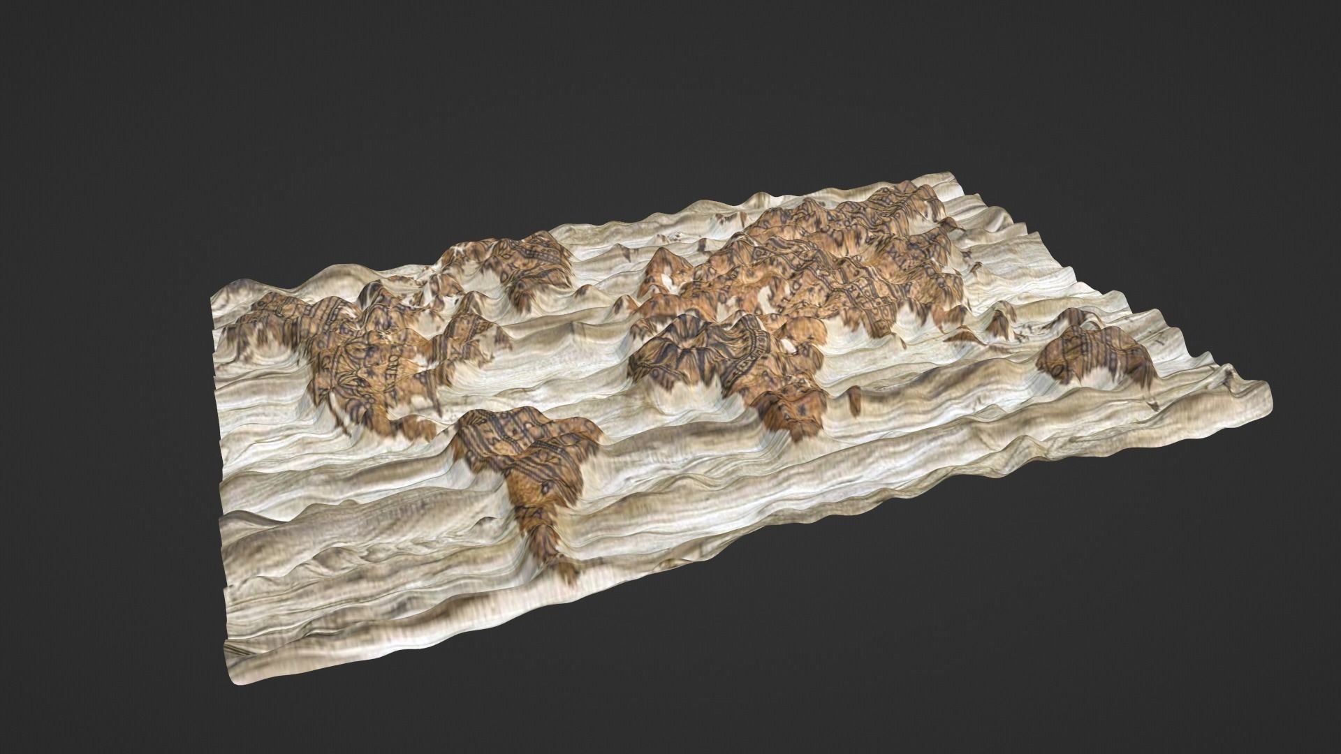 3D model World Map Topography VR / AR / low-poly | CGTrader