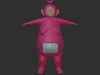 Chubby Teletubby Po free 3D model | CGTrader
