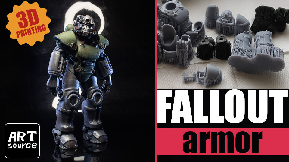 Fallout Armor - 3D Printing 3D model 3D printable | CGTrader