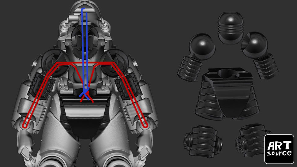 Fallout Armor - 3D Printing 3D model 3D printable | CGTrader